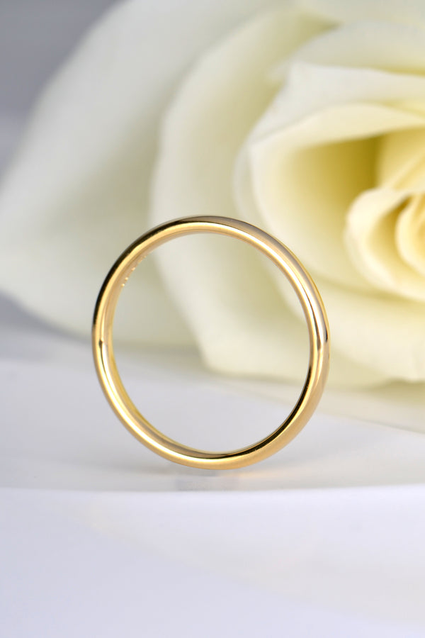Narrow Gold Wedding Ring For Women
